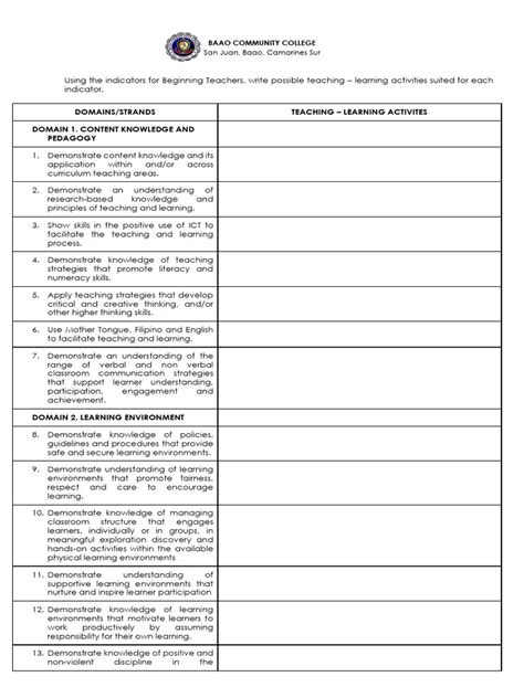 Ppst Activites Pdf Learning Educational Assessment