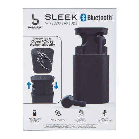 Sleek Bluetooth Wireless Earbuds With Mic Five Below