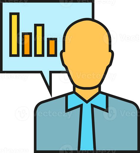 Analyst And Bar Chart Icon 57914705 Png