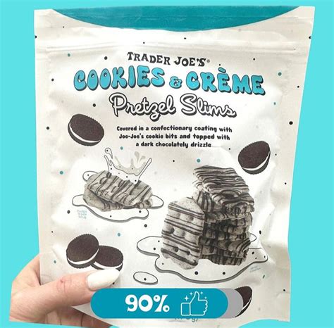 Trader Joes Cookies And Crème Pretzel Slims Rated 90 👍 Trader Joes List
