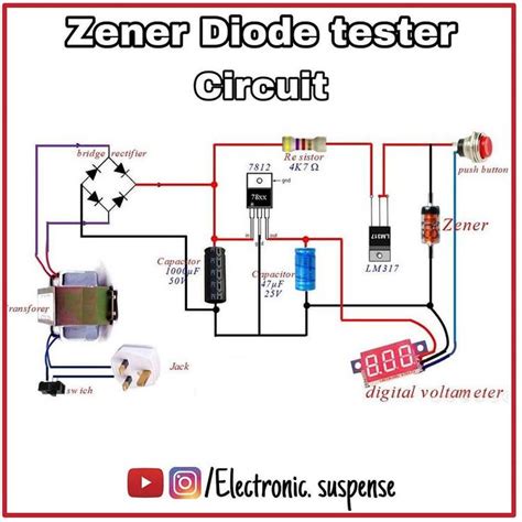 Zener Diode Tester Circuit Electronicsuspense