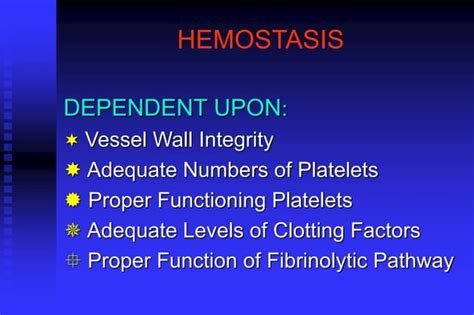 Different Bleedingdisorders Presentation Ppt