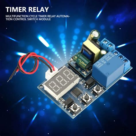 Multifunction Cycle Timer Relay Module Automation Control Switch Module Digital Timer Relay