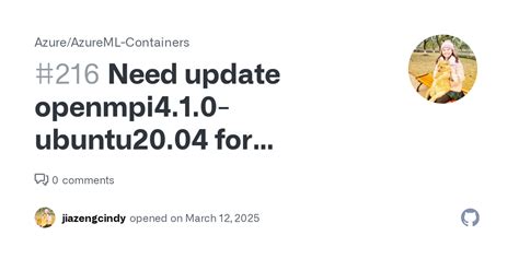 Need Update Openmpi Ubuntu For Vulnerability Fix Issue Azure Azureml