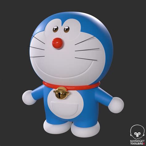 3d Model Doraemon 3d Model Cartoon Character 3d Model Vr Ar Low