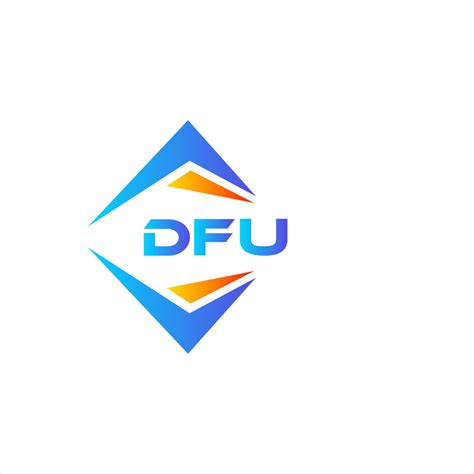 Dfu Abstract Technology Logo Design On White Background Dfu Creative