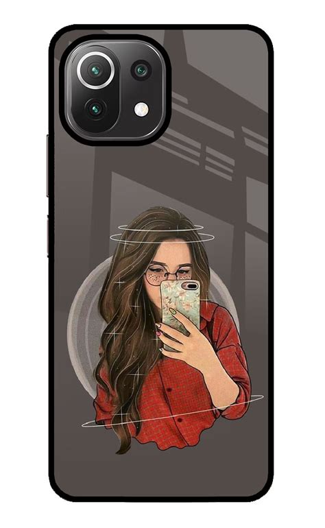 Buy Now Selfie Queen Glass Case For Mi 11 Lite Ne 5g Online Casekaro