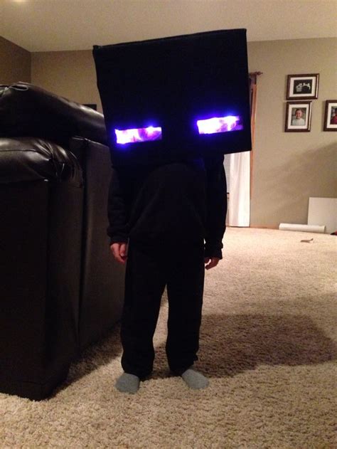 Diy Minecraft Enderman Costume Diy Minecraft Minecraft Spooktacular