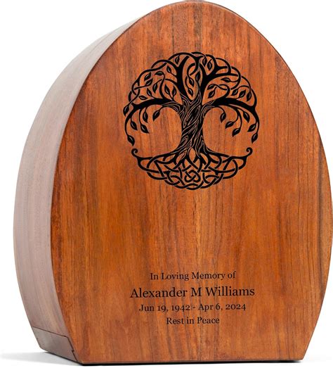 Kinswoman Personalized Tree Of Life Wooden Urn 250 Cu In India Ubuy