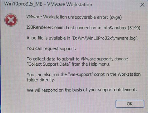 Could Not Create Anonymous Paging File For 8192 Vmware Workstation