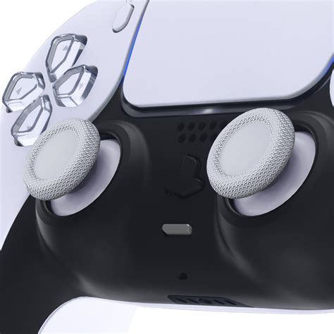 Solid White And New Hope Gray Analog Thumbsticks For Ps5 And Ps4 All Model