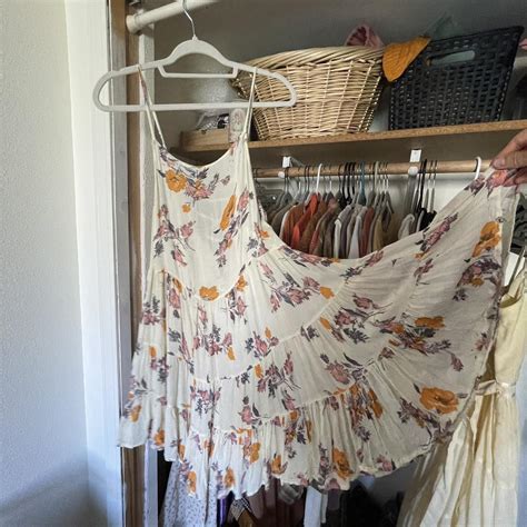 Free People Circle Of Flowers Sundress I Lurrrrrrv Depop