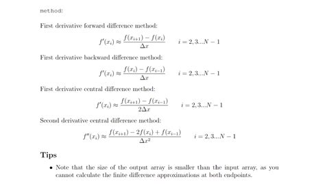 Solved Finite Difference Basics Finite Difference Chegg