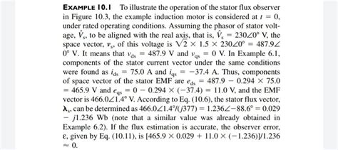 Example 101 To Illustrate The Operation Of The
