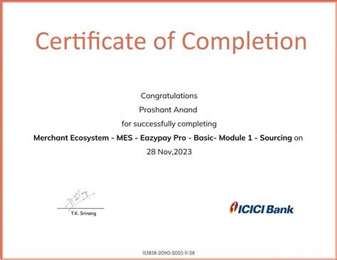 prashant anand on linkedin adding one more certification