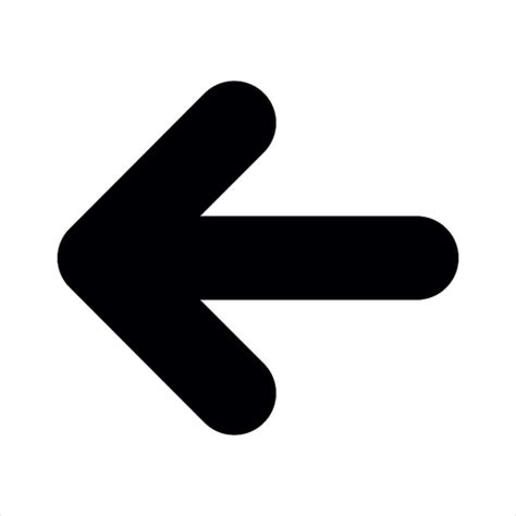 끝이 동그란 왼쪽 방향 화살표 좌측 방향 화살표 아이콘 유토이미지 상세페이지 베이직샵 일러스트 22745243