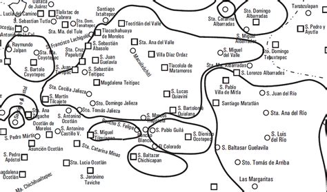 Working Linguist Blog Zapotec Language Map Central Valley