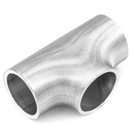 Iso Tee With Short Sleeve Stainless Steel 316l Welding Accessories