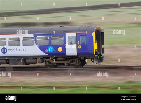 A British Rail Class 155 Train At Colton Junction Near York And