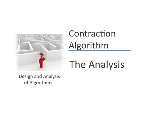analysis contraction algo contrac on algorithm the analysis design