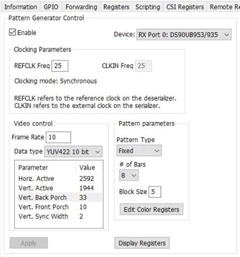 DS90UB953 Q1 Input Source Check MIPI Register Interface Forum Interface TI E2E Support