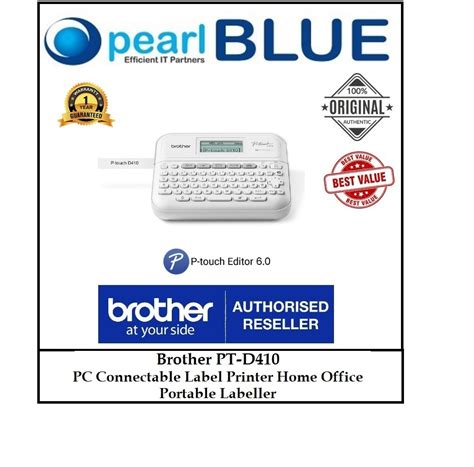 [sg Seller] Brother Pt D410 Pt D410 410 Pc Connectable Label Printer