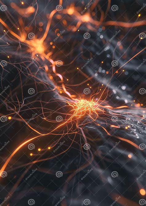 Abstract Neural Interaction Illustration Stock Illustration Illustration Of Medtech