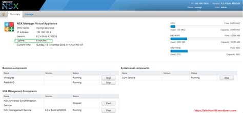 Learning NSX Part 10 Upgrade NSX Manager From 6 2 To 6 2 4