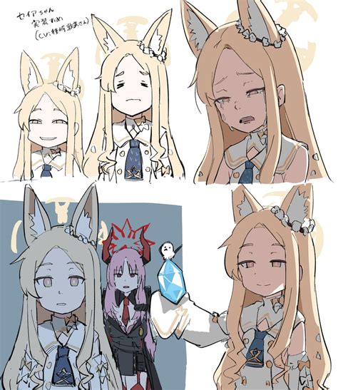 Frieren Anya Seia Satsuki And Tanezaki Atsumi Blue Archive And More Drawn By Tenten