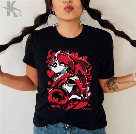 Loona Shirt Loona Helluva Boss Characters Hazbin Hotel Tshirt Hazbin