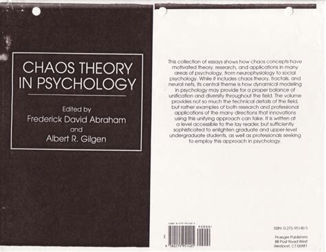 Pdf In Search Of Chaos In Schedule Induced Polydipsia Chapter Chaos