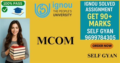 Ignou Mcom Solved Assignment Accurate And Easy Pdf Download