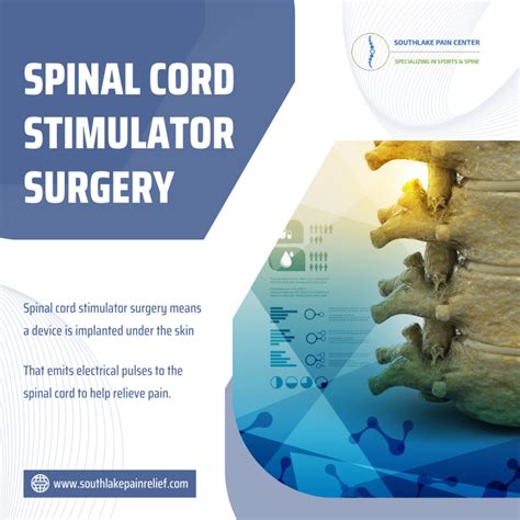 Spinal Cord Stimulator Surgery And Recovery Southlake Texas South