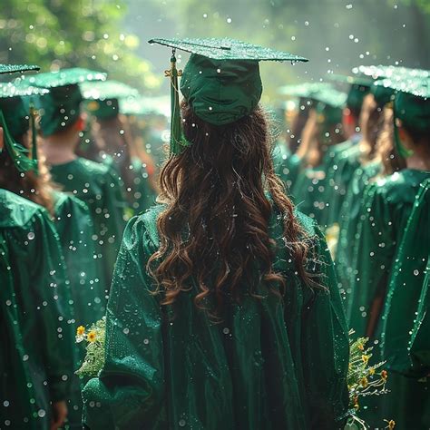 Highly Detailed Ultrarealistic Summer Graduation Concept Premium Ai