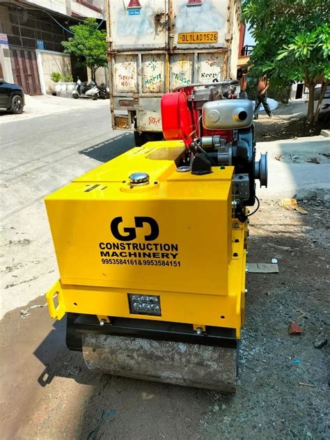 Gd Construction Walk Behind Double Drum Roller Model Namenumber