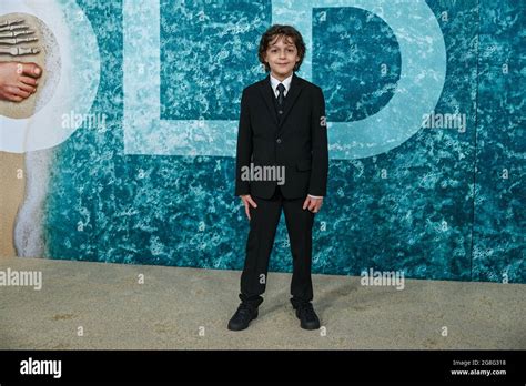 Nolan River Attends The Premiere Of Old At Jazz At Lincoln Center On July 19 2021 In New York