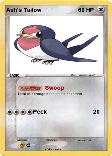 Pokémon Ash S Tailow 1 1 Swoop My Pokemon Card