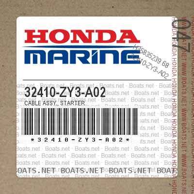 Honda 32410 Zy3 A02 Cable Assy Starter