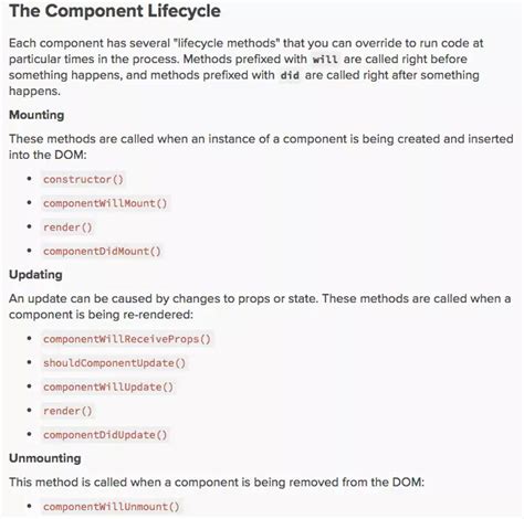 react native之组件 component 生命周期学习笔记 react native componentdidmount csdn博客