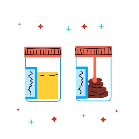 Premium Vector Cartoon Analyses Jars For Medical Background Vector