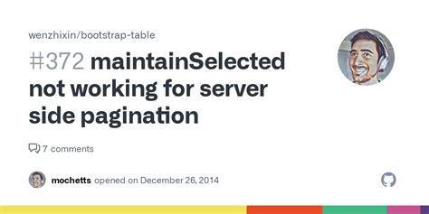 Maintainselected Not Working For Server Side Pagination · Issue 372