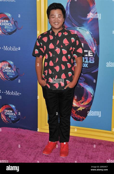 Hudson Yang Arrives At The Teen Choice Awards 2018 Held At The Forum In