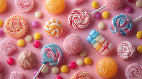 Colorful Assortment Of Candy Backgrounds And Wallpapers Premium Ai