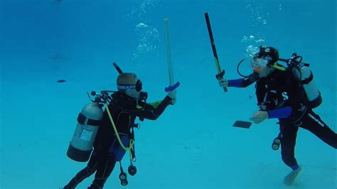 Underwater Sword Fight To The Death Youtube