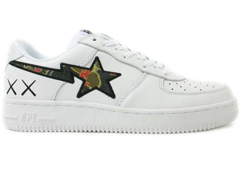 A Bathing Ape Bape Sta Low Kaws White Red Black Mens Fs 001 421 Us