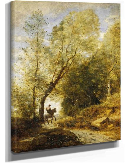 The Forest Of Coubron By Jean Baptiste Camille Corot Print From Truly