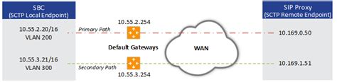 configuring sctp multi homing