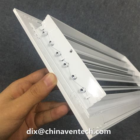 Ac 천장 석쇠 난방 냉각 공기 환풍 두 배 편향도 공기 석쇠