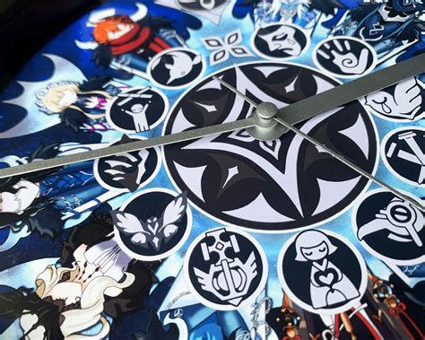 Genshin Fatui Harbinger Wall Clock