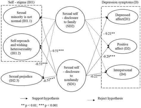 Sexual Self Disclosure Internalized Homophobia And Depression Symptoms